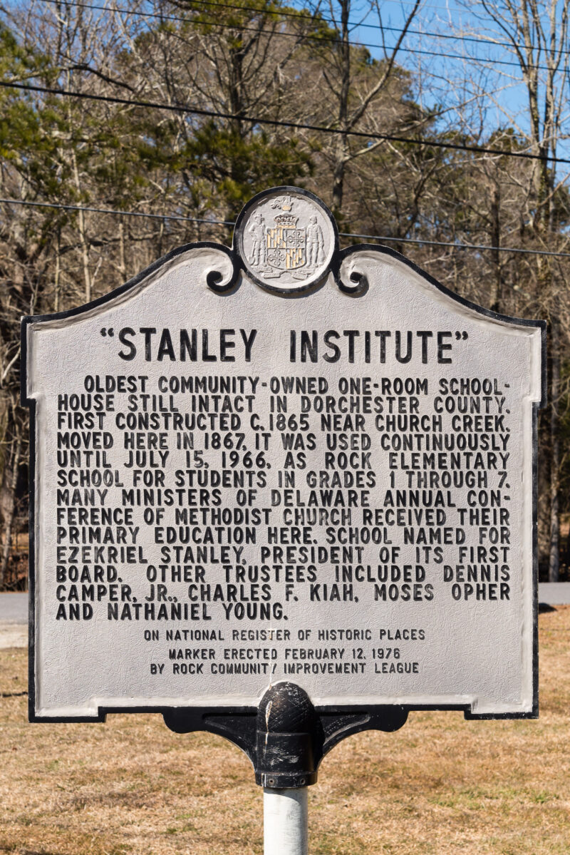 Historical Marker: Stanley Institute - Explore Chesapeake Country Historical Marker: Stanley Institute - Explore Chesapeake Country
